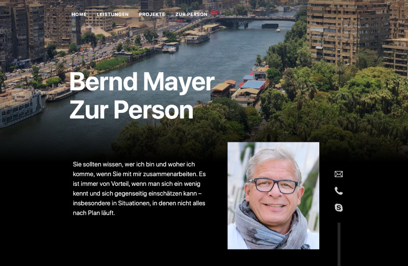 Bernd Mayer • Zur Person
